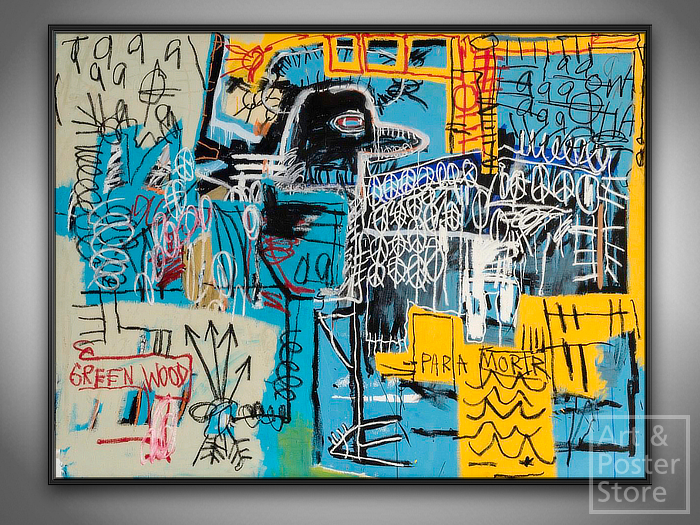 Second Life Marketplace - BIRD ON MONEY | Basquiat Modern Expressionist ...